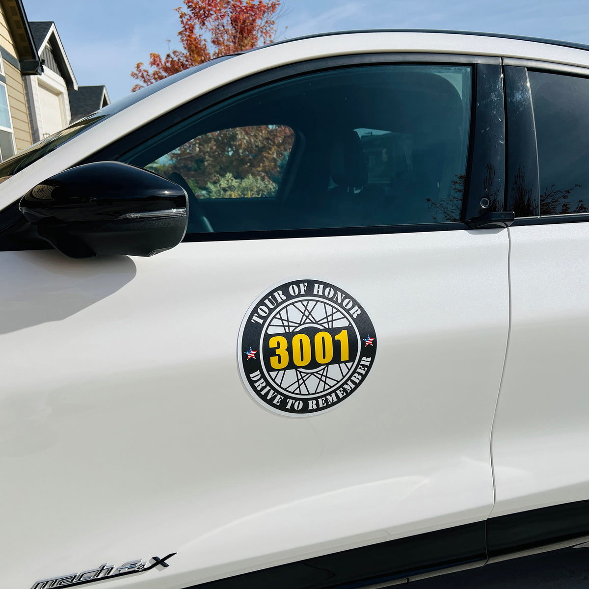 Rallye-Style Car Magnet - 12" diameter – Tour of Honor, LLC