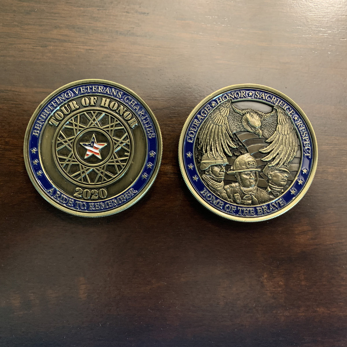 Challenge Coins – Tour of Honor, LLC