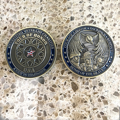 Challenge Coins – Tour of Honor, LLC